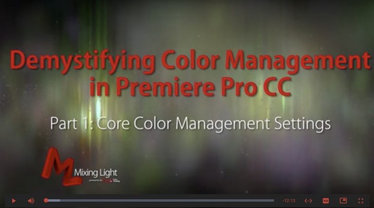 Colour Management for Video Editors | Jonny Elwyn - Film Editor