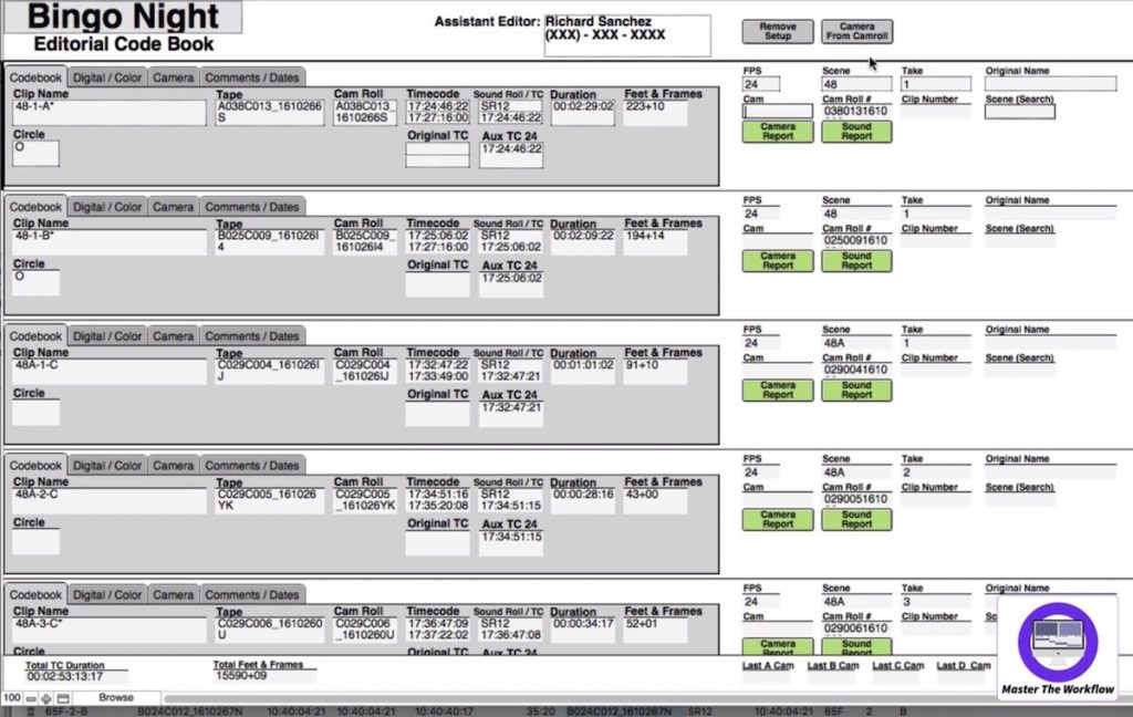 Inside an Assistant Editor's Codebook | Jonny Elwyn - Film Editor