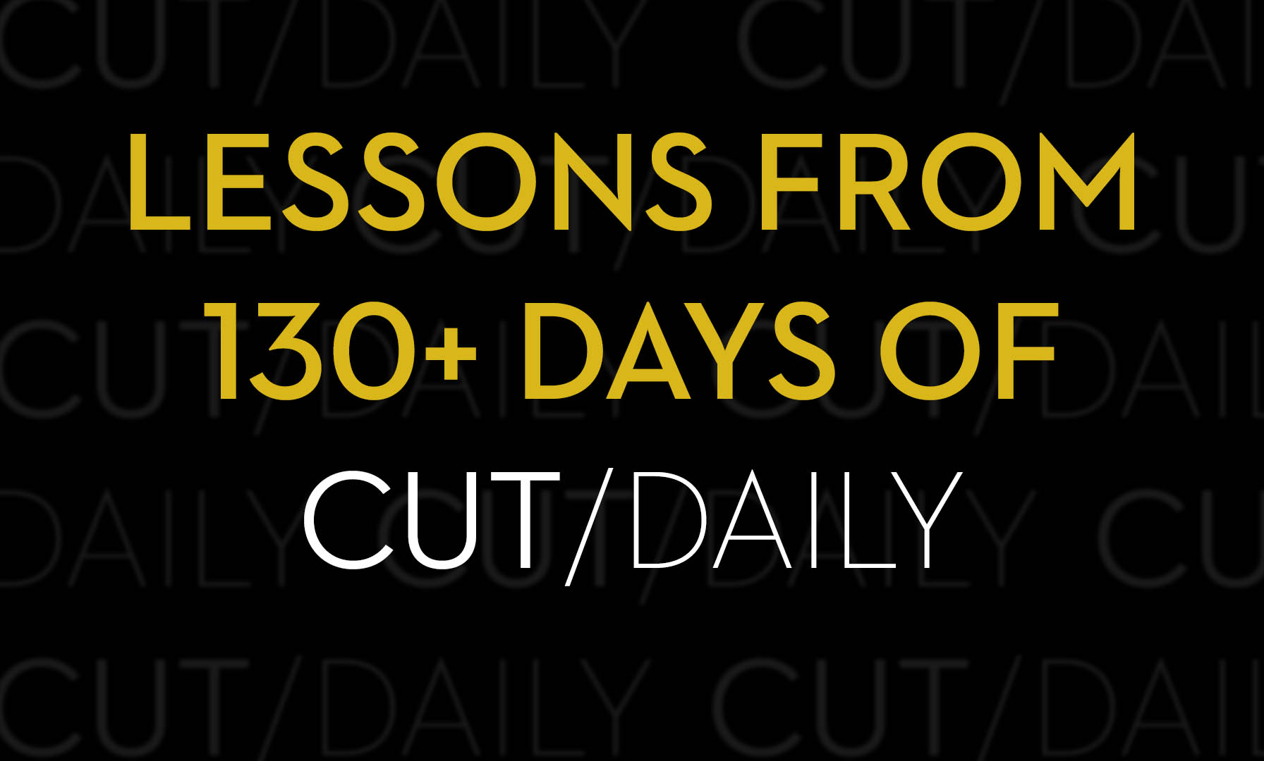 Learn a Film Editing Tip a Day, Every Day | Jonny Elwyn - Film Editor