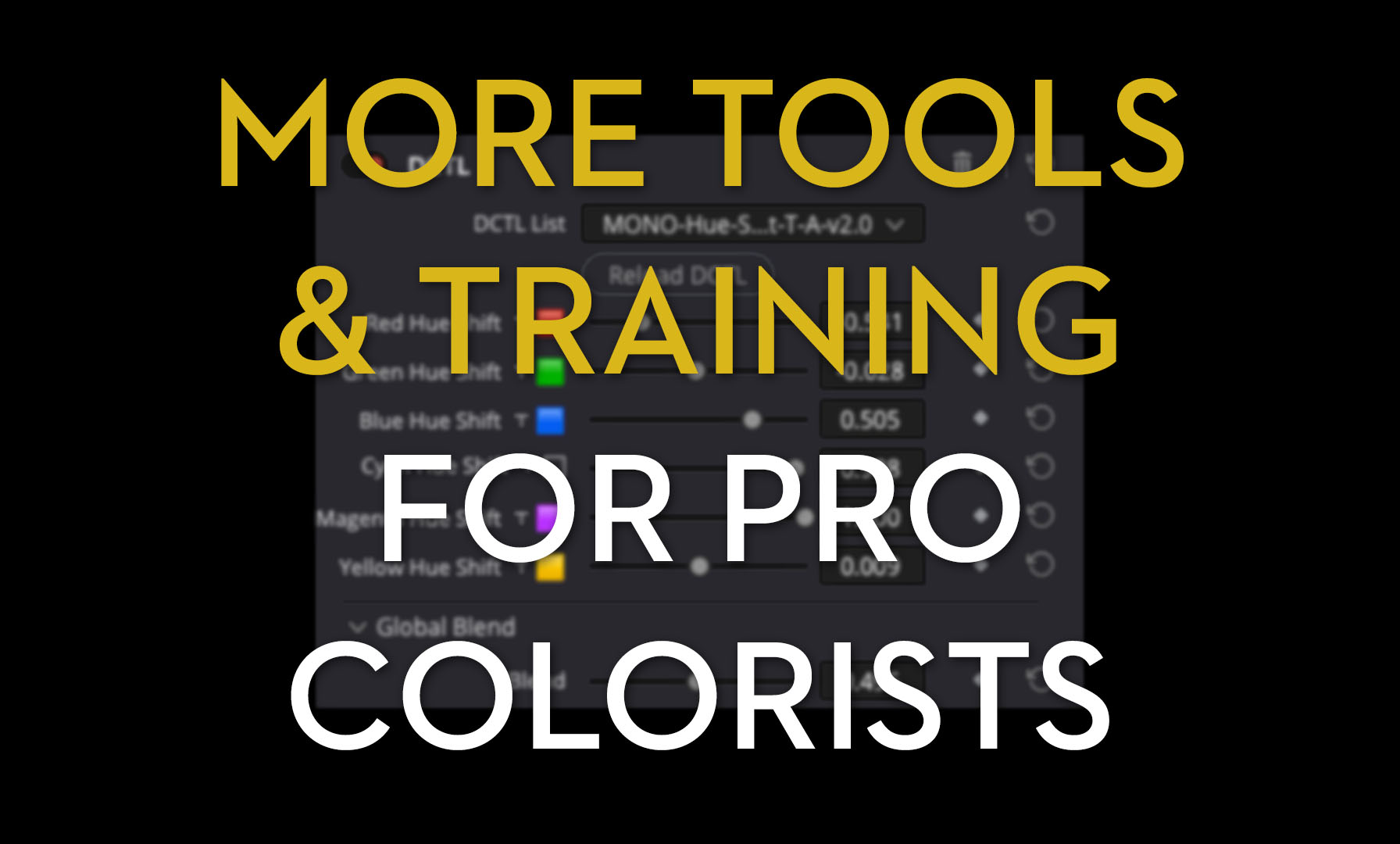 Professional Colour Grading Tools and Training | Jonny Elwyn - Film Editor